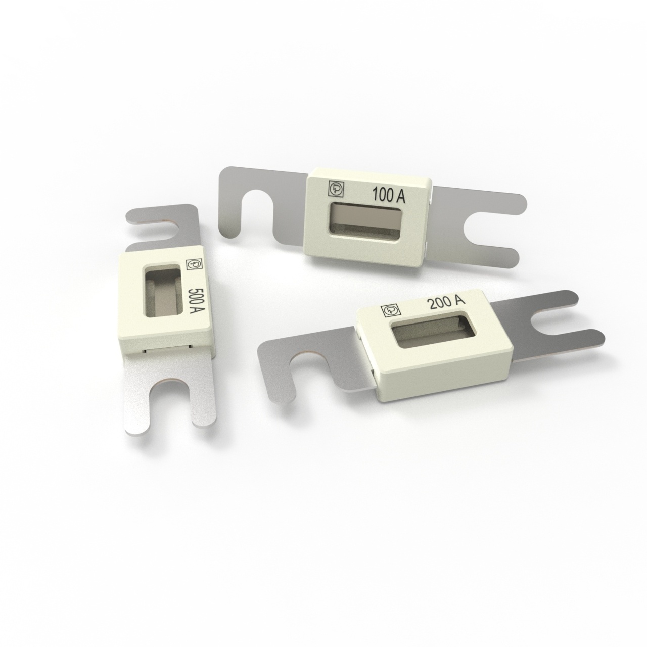 Fuse Strips 48V with Housings 系列 - 48V带卡箍片状保险丝